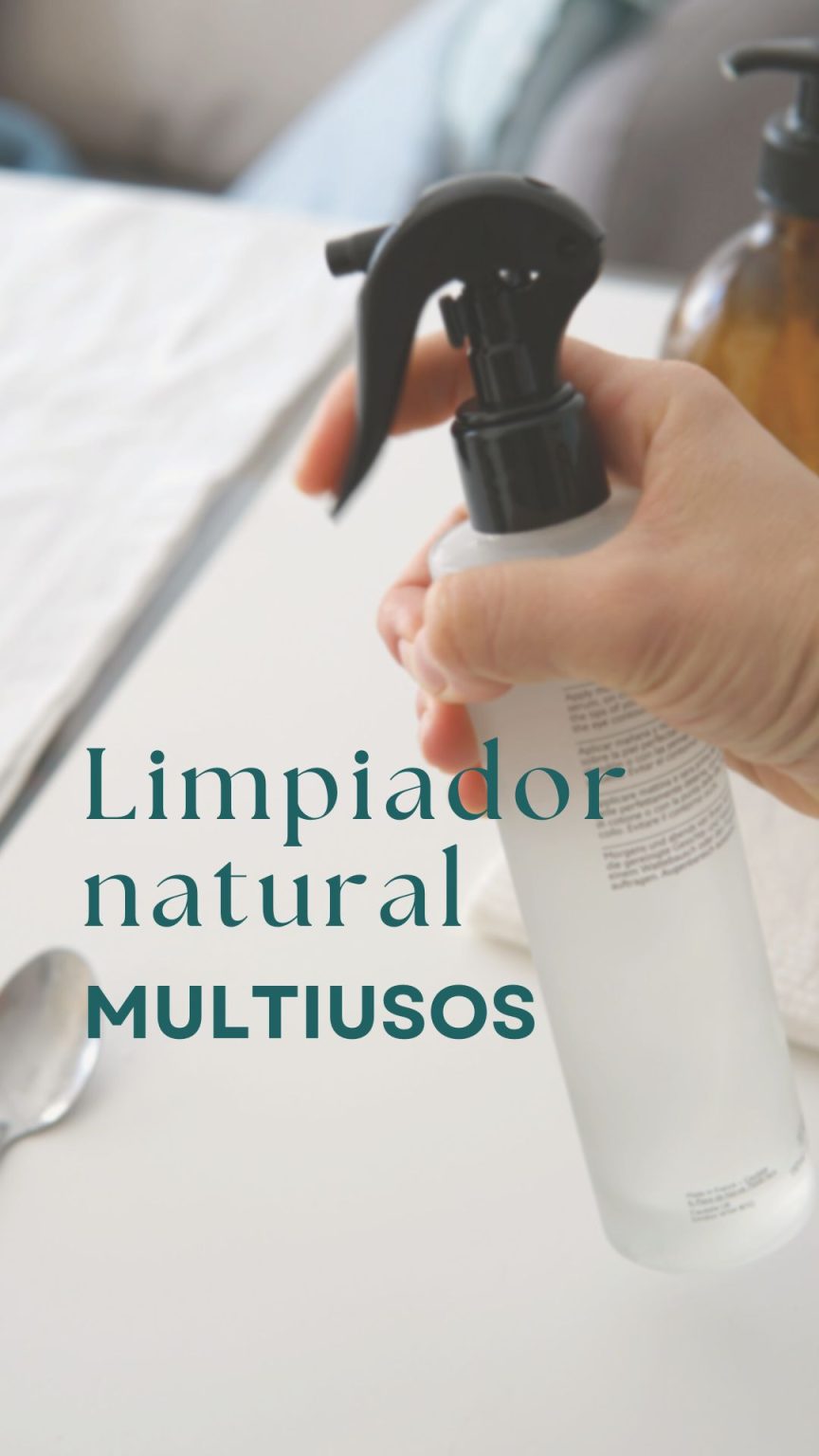 Cómo hacer un limpiador multiusos casero y natural